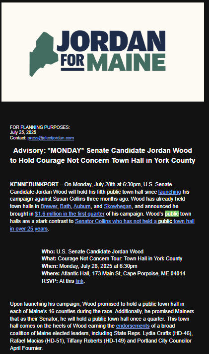 Dem Senate Candidate Jordan Wood's "Courage" on Full Display as Staffer ...